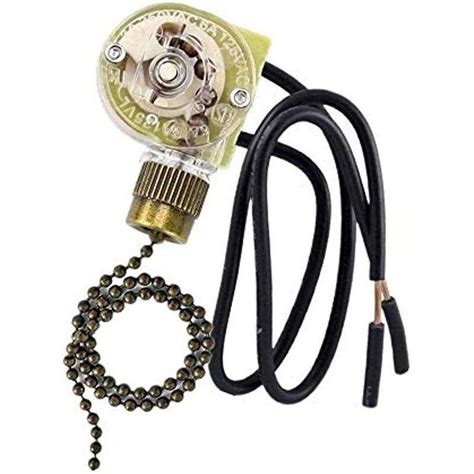 Hunter Switch Ceiling Fan Light Switch Zing Ear Pull Chain Switch Ze