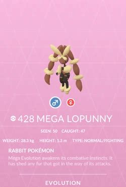 Lopunny Mega Evolution Shiny