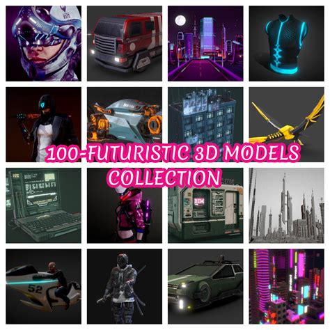 100 3d Models Collection Ready For Games Animation Ar Vr