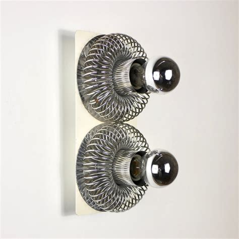 Double Spring Sconce By Philippe Rogier For Oxar France 1970s 279599