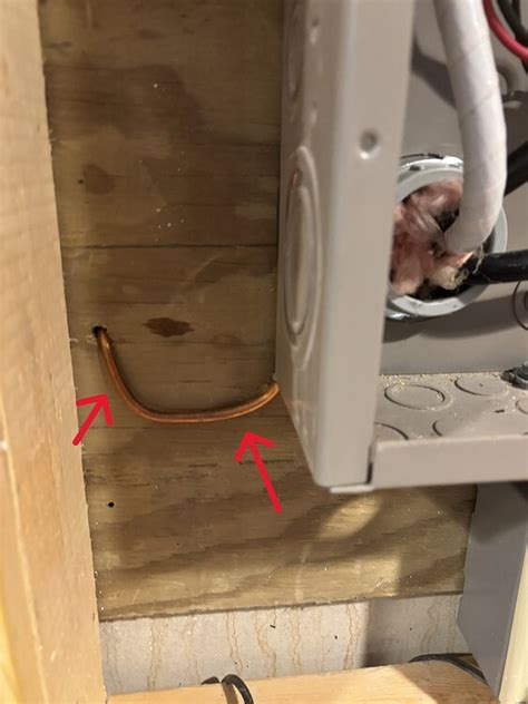 Bare Copper Grounding Wire Electrical Inspections Internachi®️ Forum