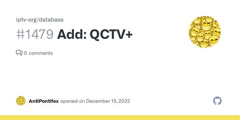 Add Qctv · Issue 1479 · Iptv Orgdatabase · Github
