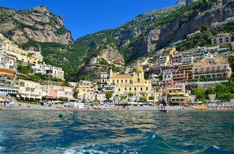 Premium Photo Positano From The Sea