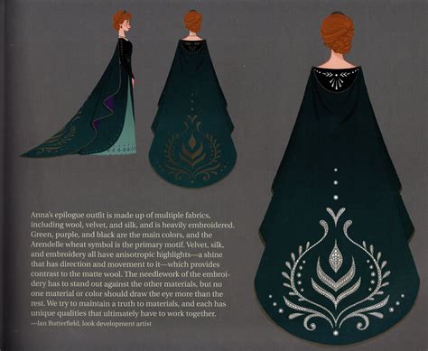 Frozen 2 Annas Outfits Concept Art Including New Arendelle Queen