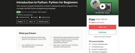 Free Introduction To Python Python For Beginners Certification Course By