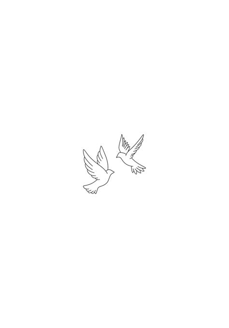 Small Pretty Dove Tattoos