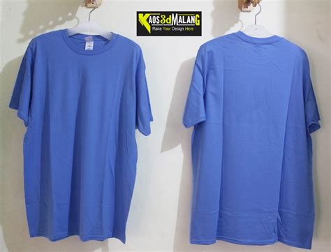 Kaos Polos Warna Biru Muda Kaos 3d Malang