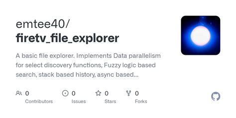 Github Emtee40firetvfileexplorer A Basic File Explorer Implements Data Parallelism For
