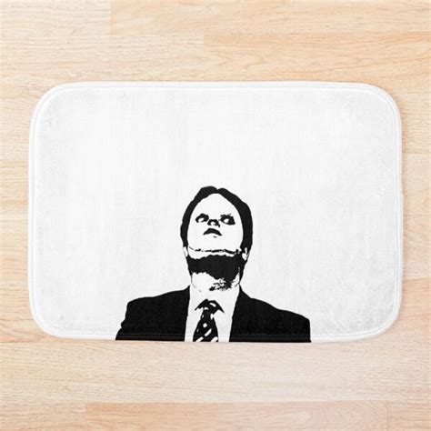 Dwight Cpr Dummy Mask Face Hello Clarice Bath Mat Sold By Craig Ellis