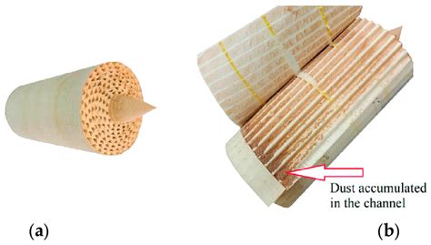 Powercore Filter After Testing A Inlet View B View Of Exposed