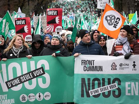 More Than 10 Of Quebecs Labour Force Is Poised To Go On Strike Financial Post