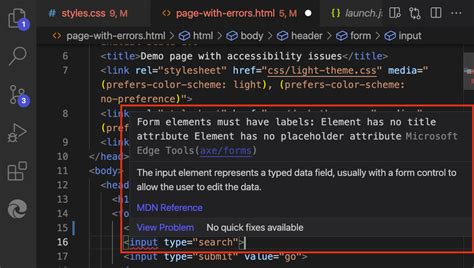 内联和实时问题分析 microsoft edge developer documentation microsoft learn