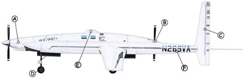 Rutan Voyager Aircraft Old Airplane Engineering Plan Voyager 1