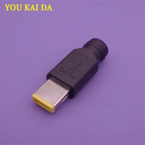 10pcs Lot 5 5 2 1mm Female To Male Square Micro Usb Plug Connector Charging Power Jack For