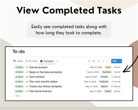 Notion Task Manager With Time Tracking Notion Task Tracker Notion To