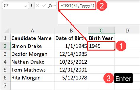 Ways To Extract Year From Date In Microsoft Excel How To Excel