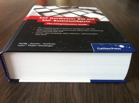 Book Review Sap Netweaver Bw And Sap Businessobjects The Comprehensive Guide