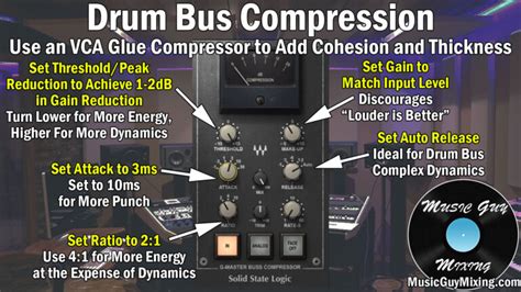 How To Process Your Drum Bus Like The Pros Music Guy Mixing