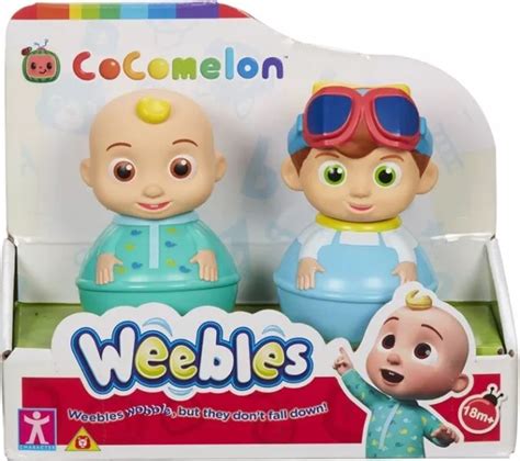 Cocomelon Weebles 2 Figure Pack Jj Tomtom 07704 New £999 Picclick Uk