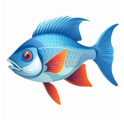 Eel Vector Cute Fish Illustration Beauty Multi Color Angelfish Eel