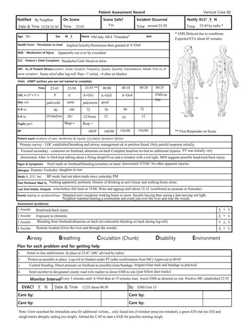 Patient Assessment Form Fill And Sign Printable Template