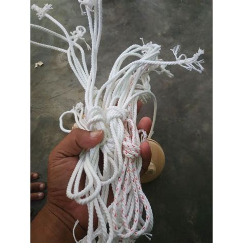 Jual Tali Gasing Kecil Tali Gangsing Kecil Ukuran 4mm 150cm Indonesia