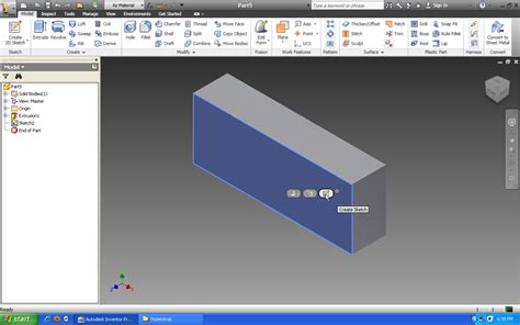 Tutorial How To Use Rib Feature In Autodesk Inventor Grabcad Tutorials
