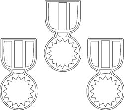 Olympic Medal Coloring Page