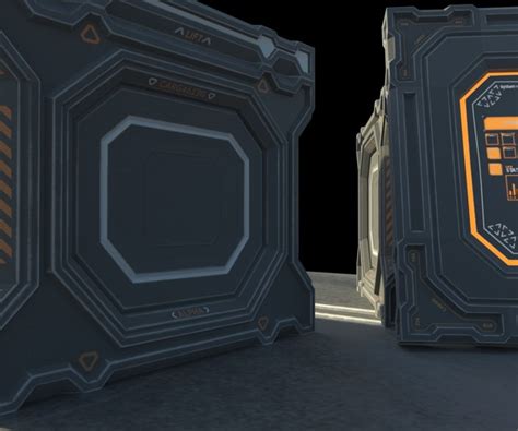Artstation Sci Fi Cargo Crate Game Assets