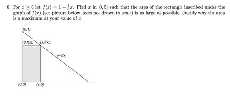 Solved For X≥0 ﻿let Fx1 15x ﻿find X ﻿in 05 ﻿such That