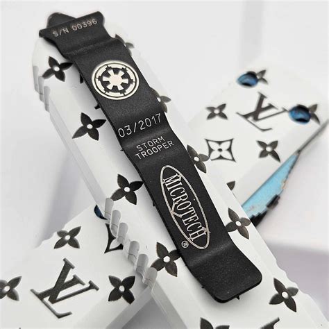 Microtech Knives 121 1stlv Lv Logo Single Edge Ultratech Preowned