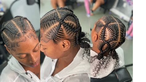 How To Do Criss Cross Stitch Braids 4 Sd 480p Youtube