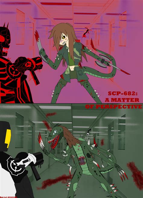 Scp 682 A Matter Of Perspective By 0332288 On Deviantart
