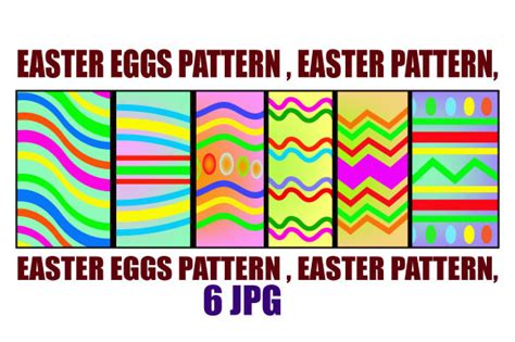 Easter Eggs Pattern Easter Pattern Graphic By Lr Art · Creative Fabrica
