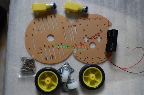 2wd smart robot car 3 layer acrylic acrylic chassis kits with speed