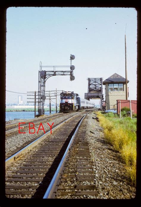 Erie Lackawanna El U34ch Hx Tower Secaucus Nj Scene 1971 Original