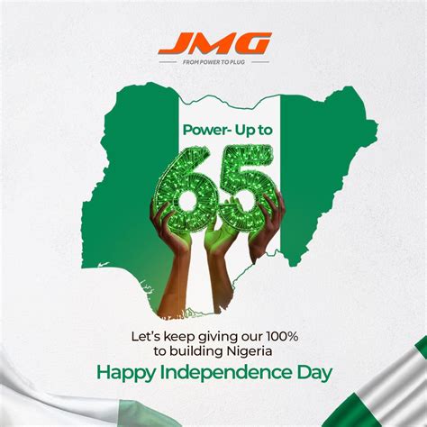 Jmg Limited Celebrates Nigeria At 65 Reaffirms Commitment To Powering