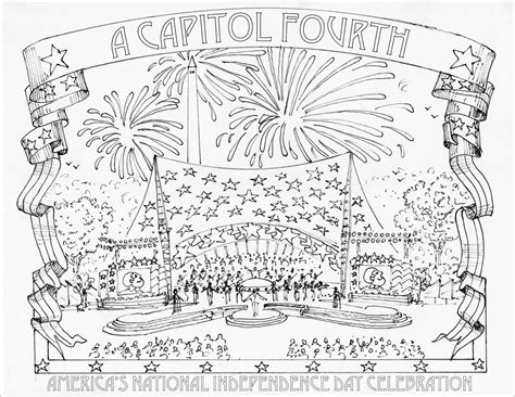 4th Of July Coloring Pages Coloringbay