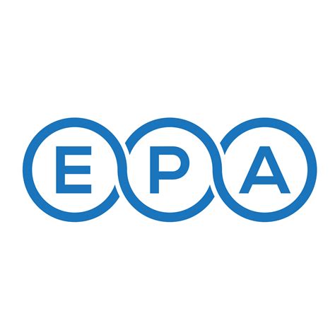 Diseño De Logotipo De Carta Epa Sobre Fondo Negro Concepto De Logotipo De Letra De Iniciales
