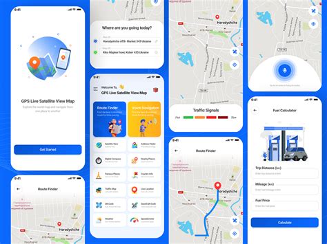 Map App Designs Themes Templates And Downloadable Graphic Elements On