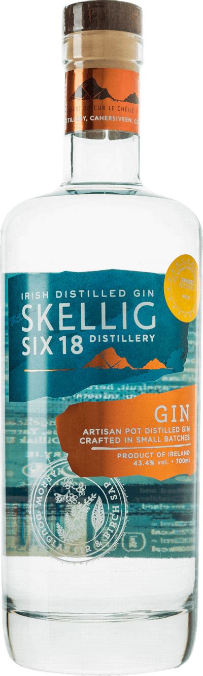 Skellig Six18 Pot Still Gin 2022 700 Cl Cocktailguiden