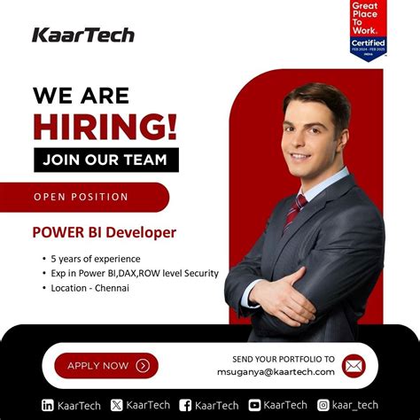 saravanan k on linkedin hiring powerbi kaartech pathahead