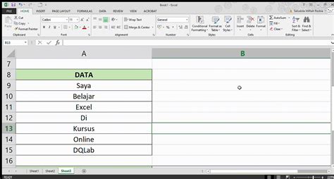 Tutorial Simple Excel Untuk Data Cleansing Cocok Bagi Pemul