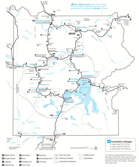 Yellowstone Maps Just Free Maps Period