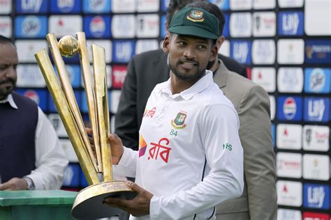 Najmul Hossain Shanto Steps Down As Bangladesh Test Captain Sportstar