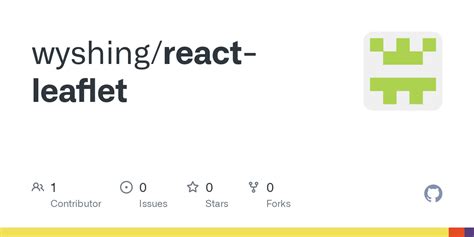 GitHub Wyshing React Leaflet