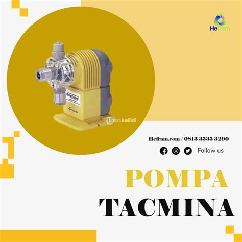 Dosing Pump Tacmina Di Bogor Tribun Jualbeli
