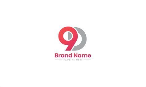 9d Letter Logo Design D9 Creative Initials Letter Logo Concept 9d