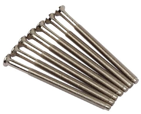 Taskar 50mm Chrome Electrical Socket Screws 10 Pack M3 5 Uk Diy And Tools