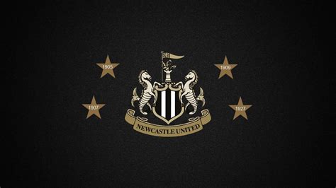 Download Newcastle United Fc Fancy Logo Wallpaper